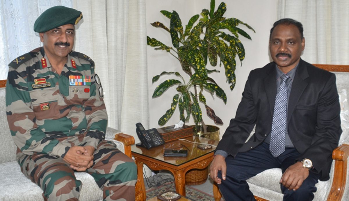 GoC 26 Inf Division, others meet Lt. Governor