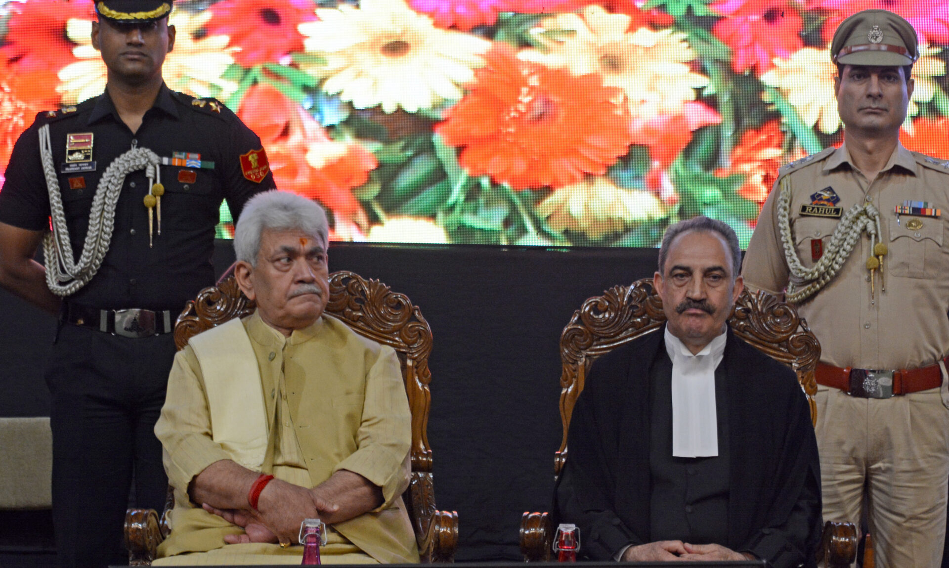 LG Administers Oath To Justice Ali Mohammad Magrey As New Chief Justice ...